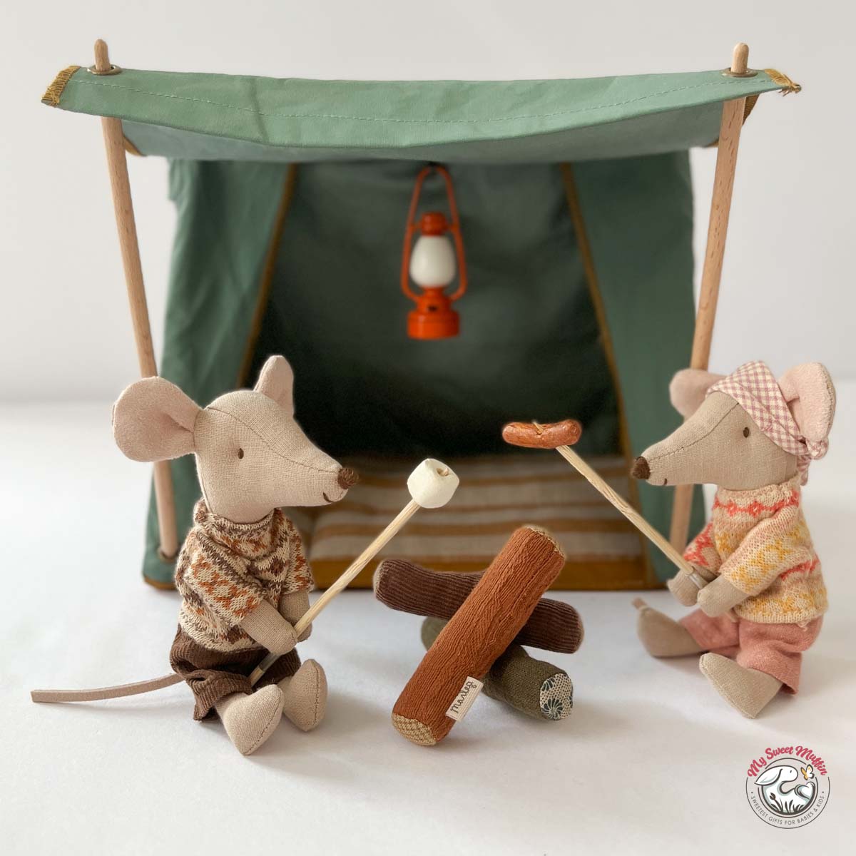 Maileg Mouse Happy Camper Tent New My Sweet Muffin