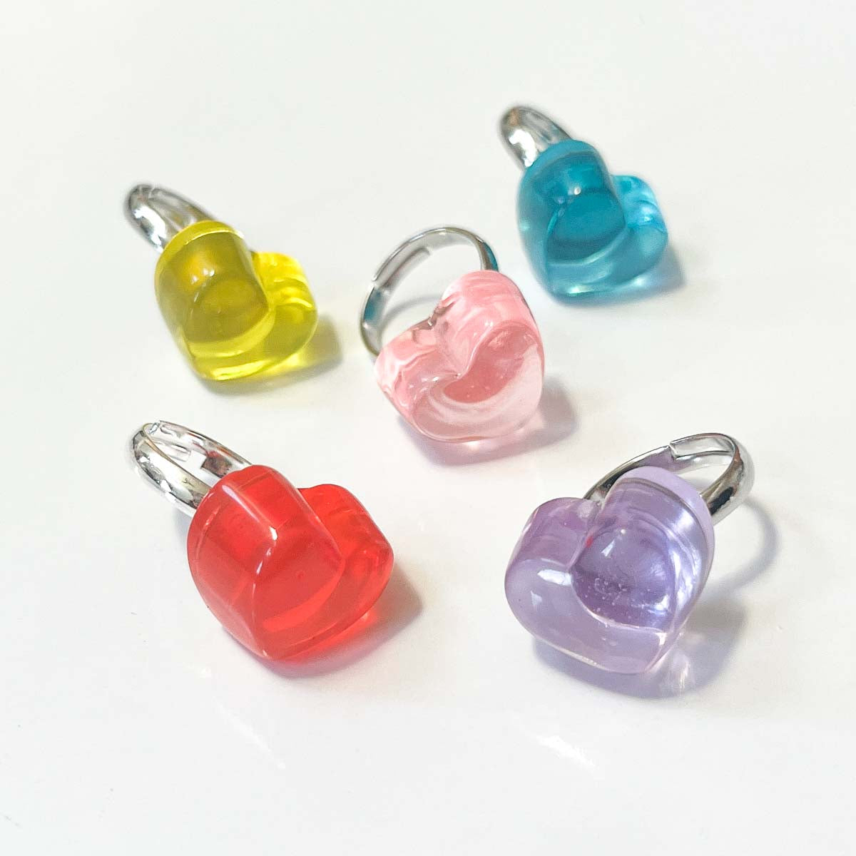 Cute Heart Kids Rings – My Sweet Muffin