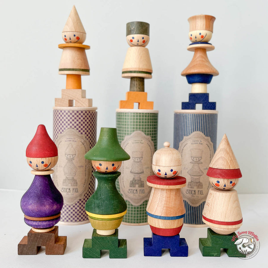 Wooden Story Stacking Stick Figurine – My Sweet Muffin
