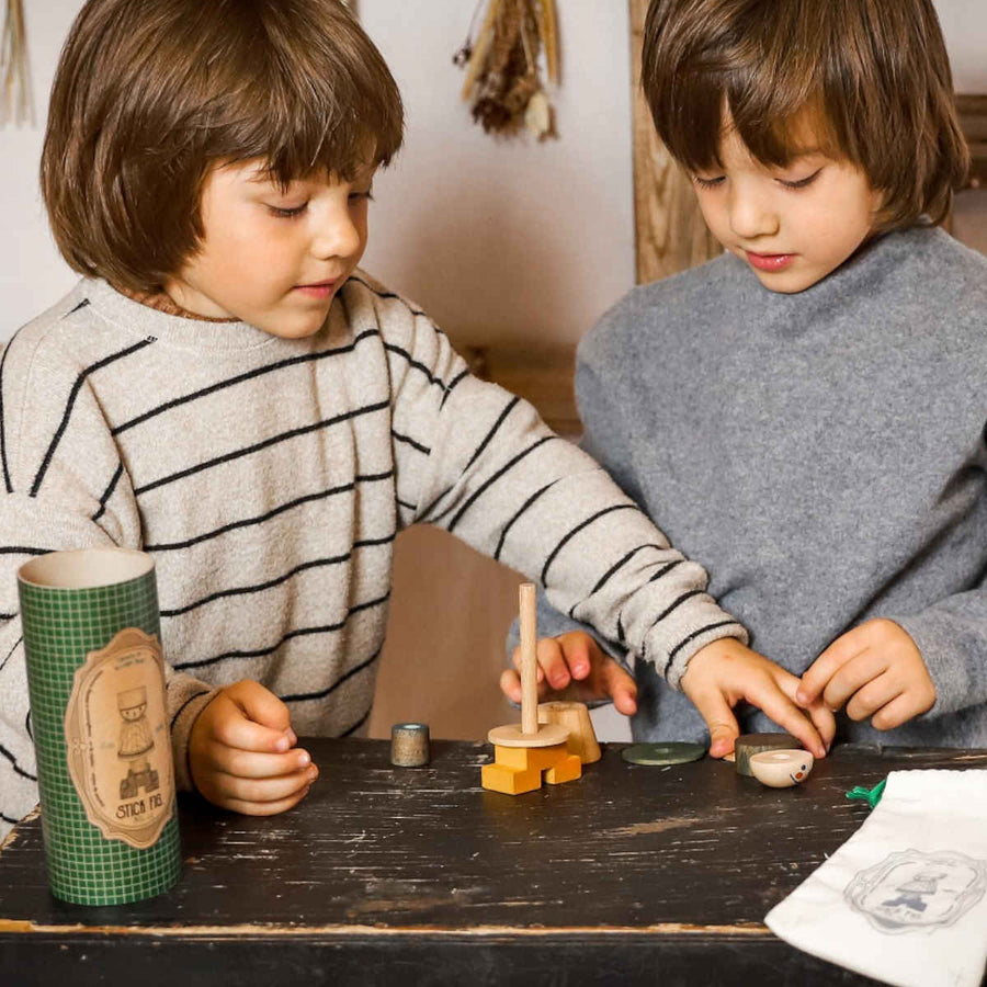 Wooden Story Stacking Stick Figurine – My Sweet Muffin