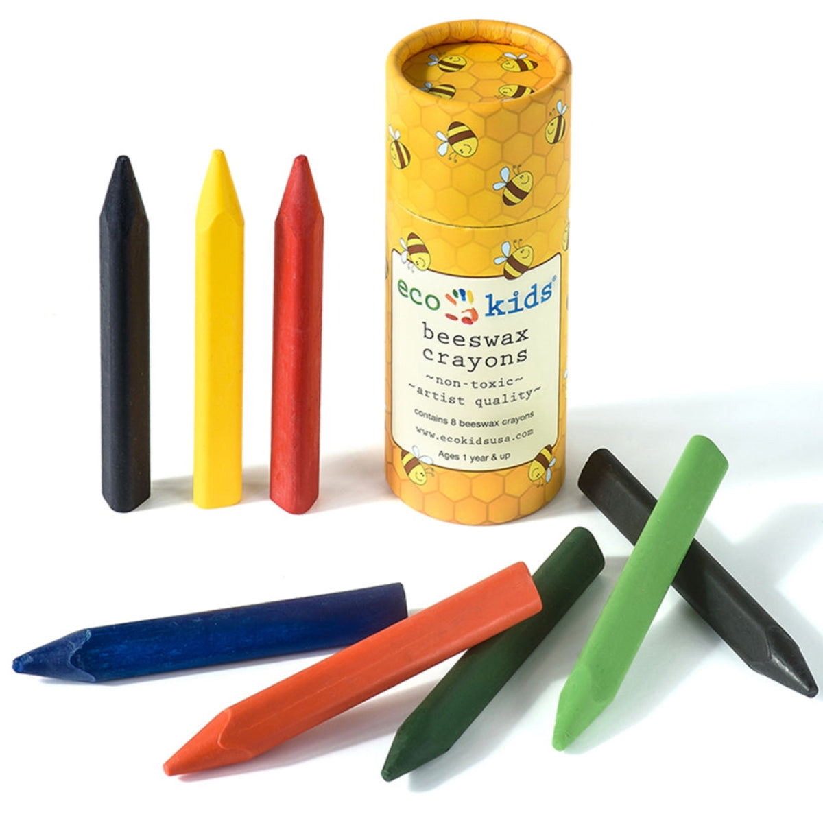 Non-Toxic Beeswax Triangle Crayons – My Sweet Muffin