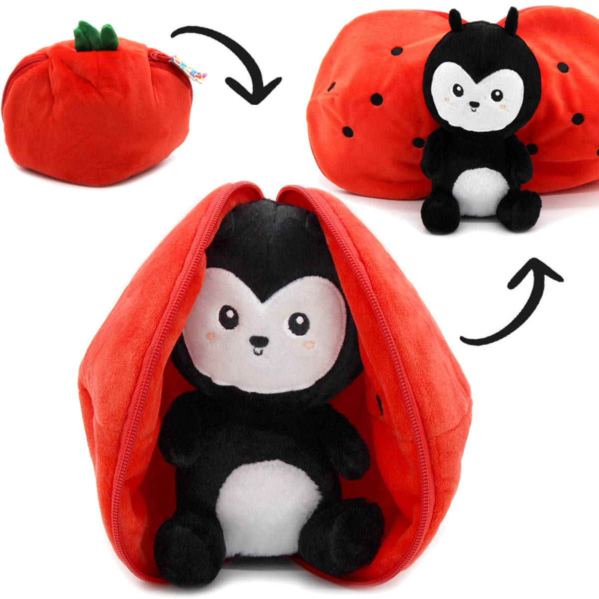 Flipetz Comet the Ladybug/Tomato Plush Doll – My Sweet Muffin