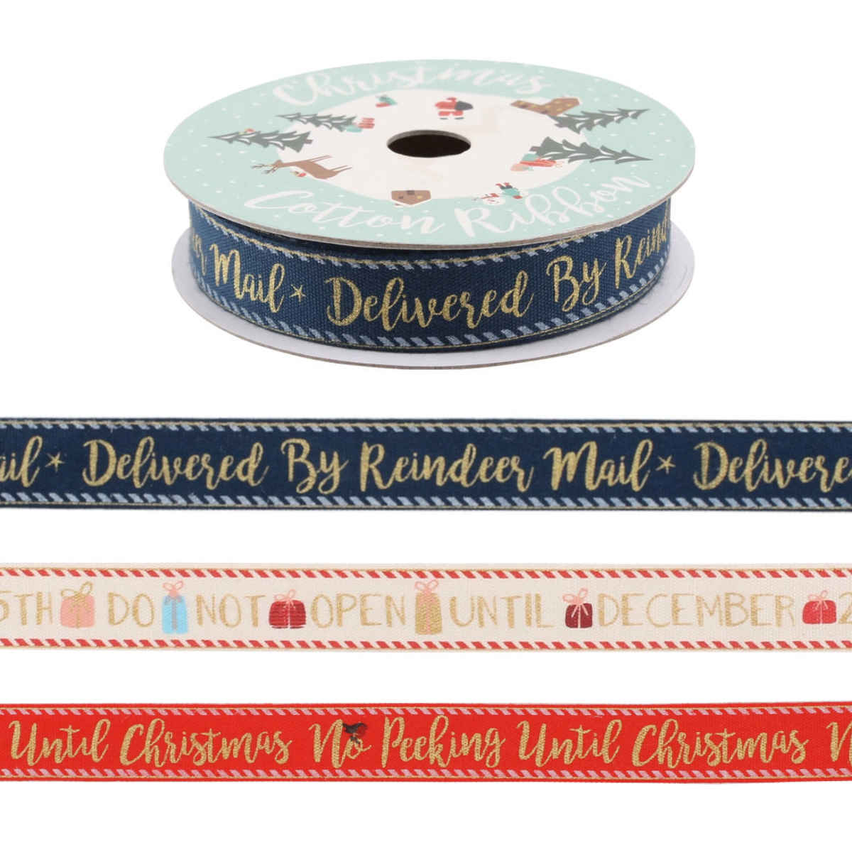 Holiday Themed Cotton Ribbon – My Sweet Muffin