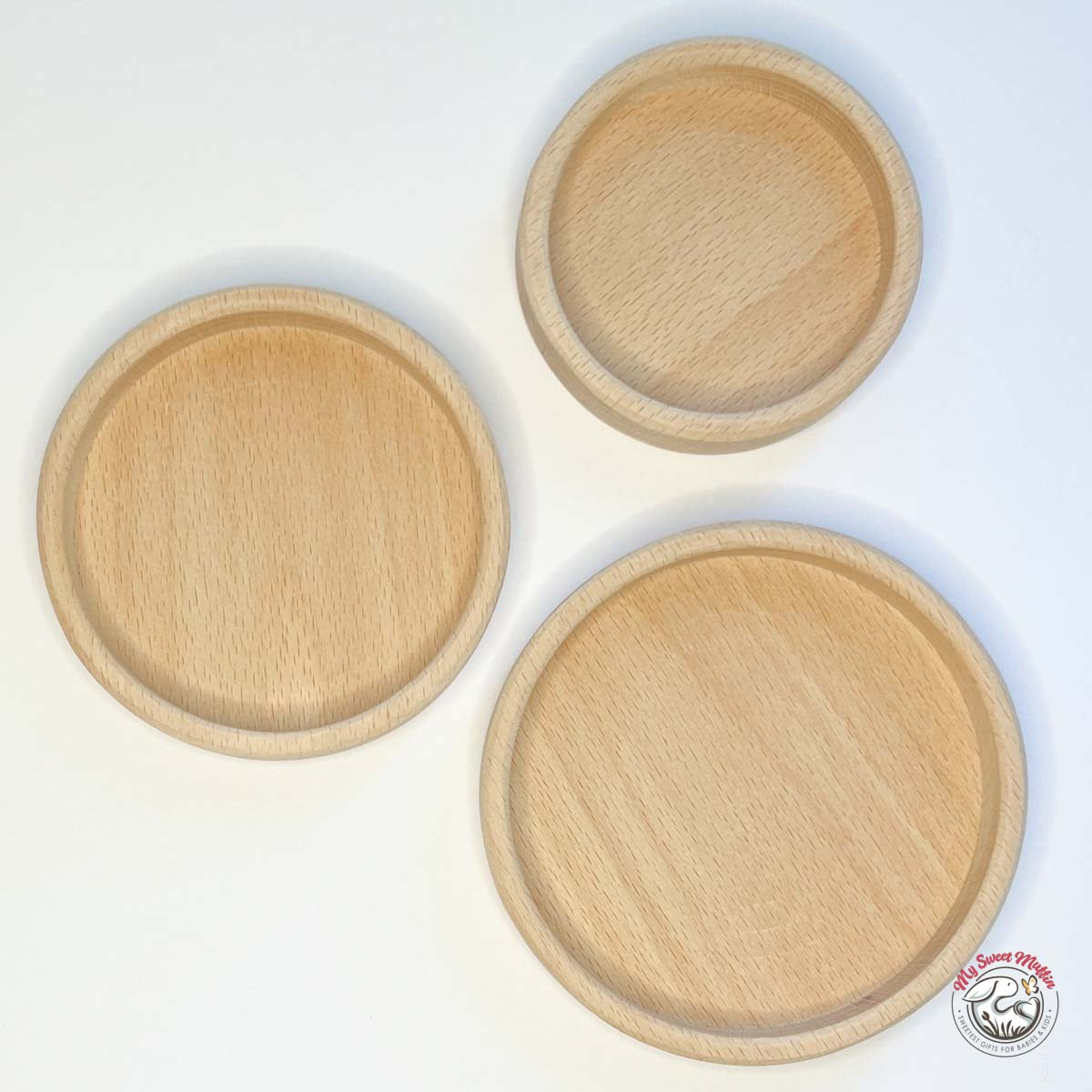 Circle Sorting Wooden Trays (Set of 3) – My Sweet Muffin