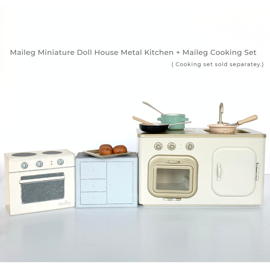Maileg Miniature Doll House Metal Kitchen – My Sweet Muffin